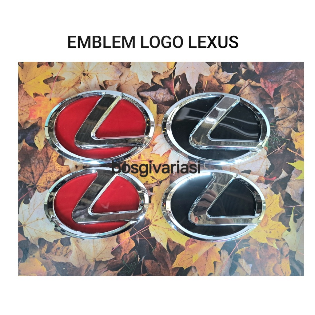 Jual Emblem Logo Lexus Merah Hitam / Logo Lexus untuk avanza xenia ...