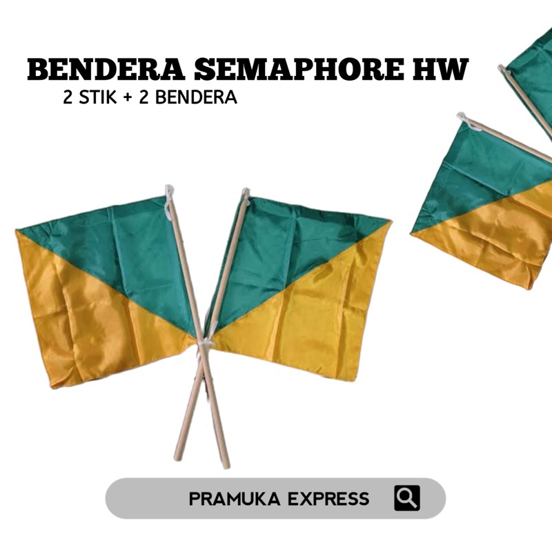 Jual Bendera Semaphore HW / Hizbul Wathan | Shopee Indonesia