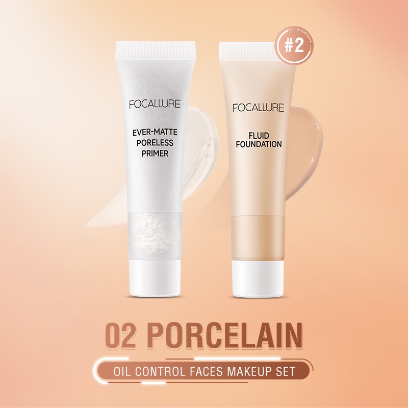 Jual FOCALLURE Foundation Primer Paket Percobaan 5g Mini Size | Shopee ...