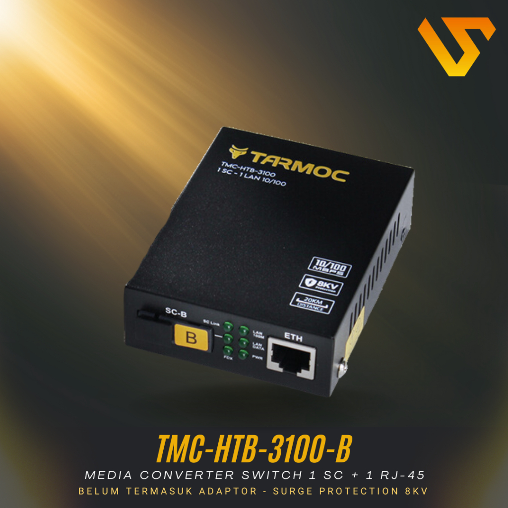 Jual Tarmoc TMC-HTB-3100-B | Netlink HTB3100 1FO 1LAN 10/100 Mbps | Media Converter tanpa ...