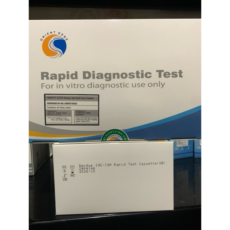 Jual Dengue Igg/Igm card orient gene isi 25 Test murah akurat | Shopee ...
