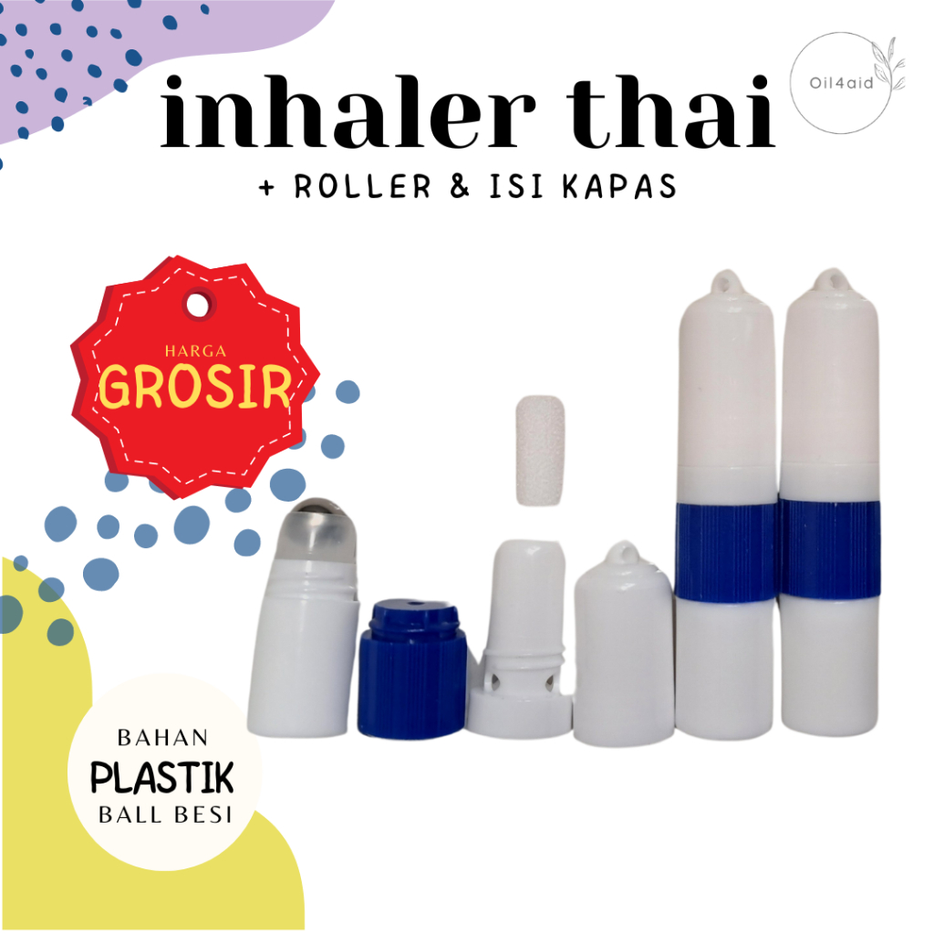 Jual Oil4aid GROSIR Inhaler Roller Roll Bola 2in1 Kosong | Shopee Indonesia