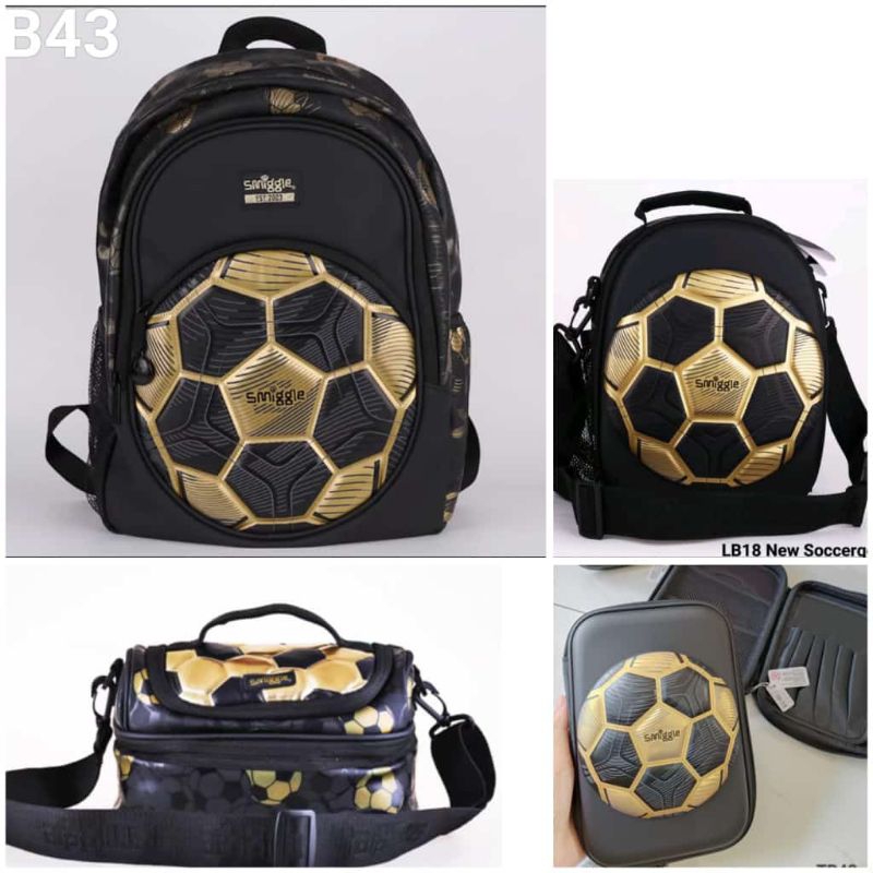 Jual SMIGGLE BACKPACK SET TAS SOCCER GOLD | Shopee Indonesia
