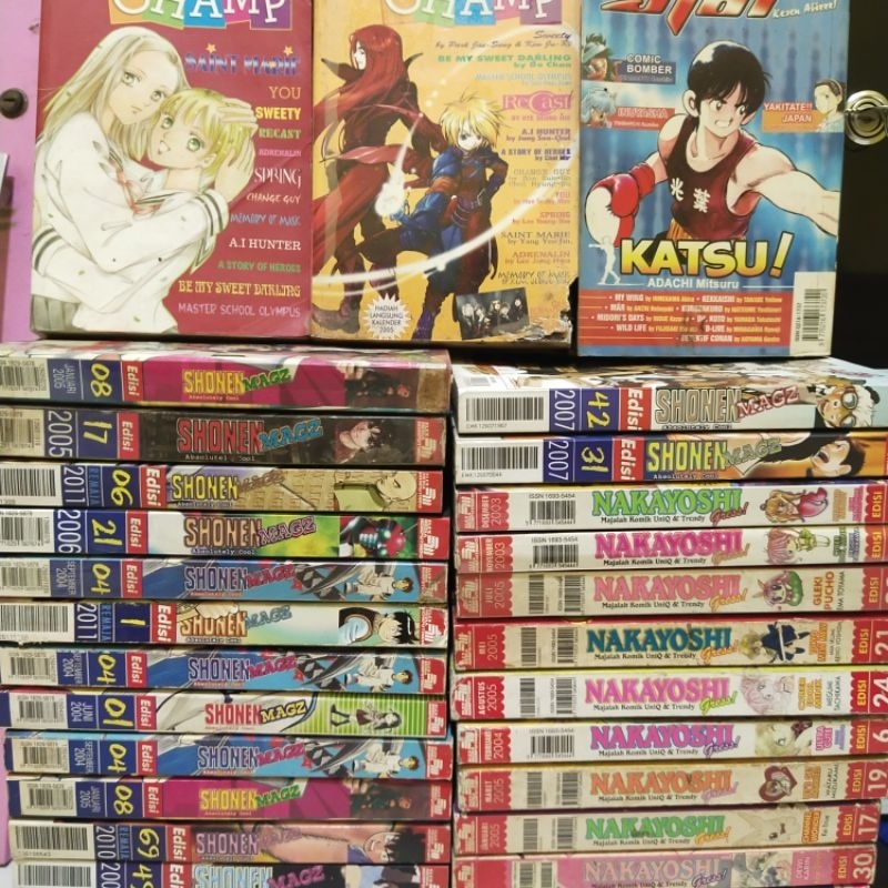 Jual KOMIK SHONEN HANALANA NAKAYOSHI STAR CHAMP CERRY DLL | Shopee ...