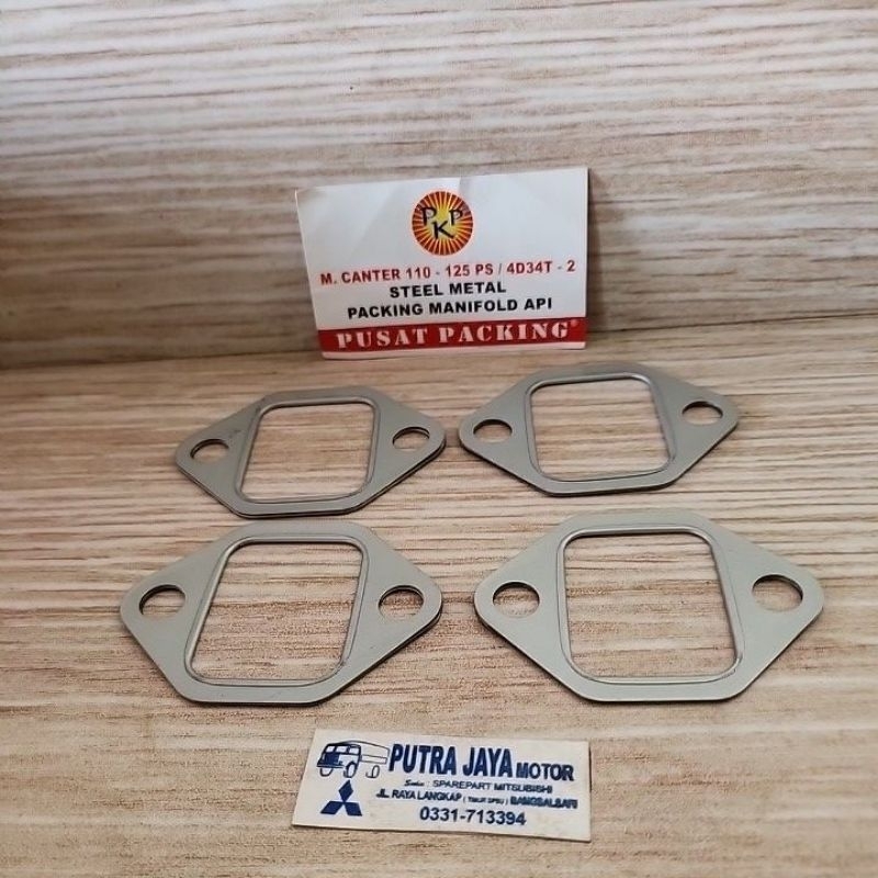 Jual Packing Manipol Api Paking Gasket Knalpot Canter PS110/125 Steel ...