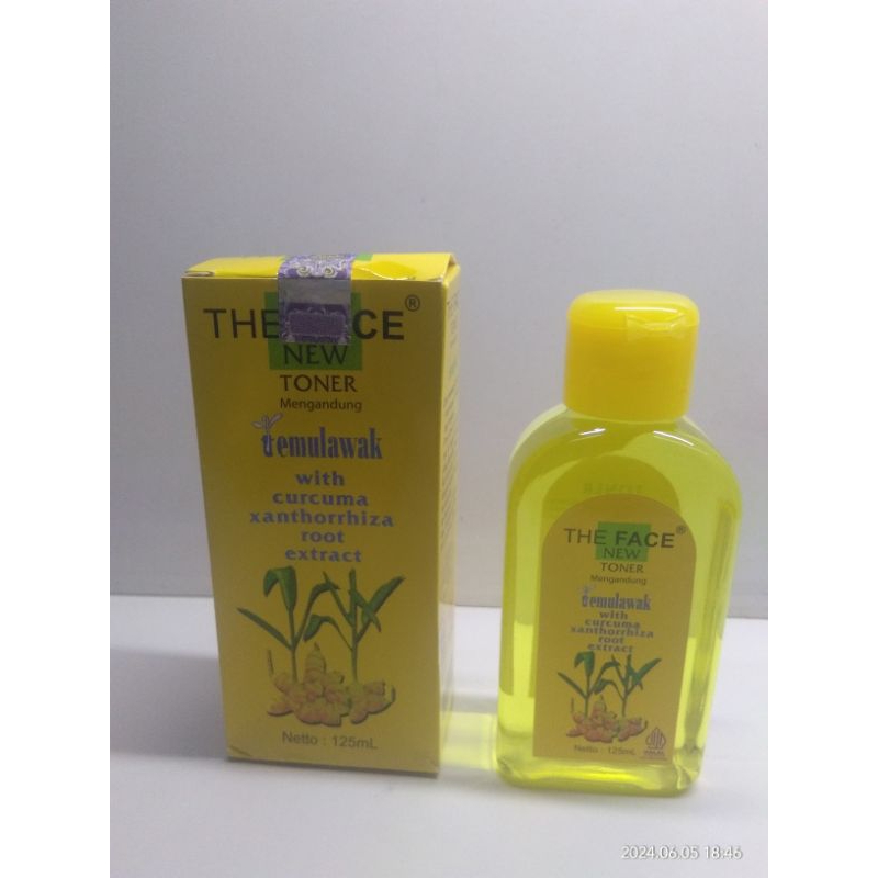 Jual TONER TEMULAWAK THE FACE HOLO BARU 125ml | Shopee Indonesia