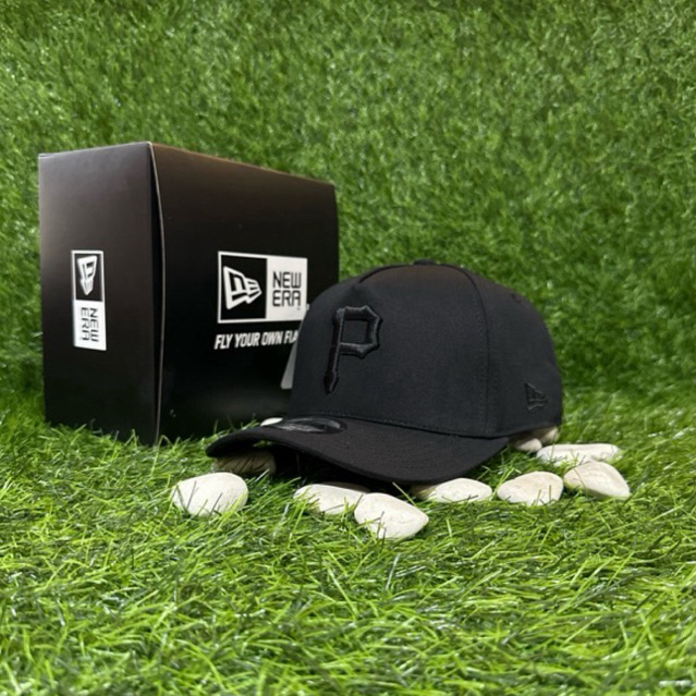 Jual Logo P Black On Black / Baseball Full Tag MLB Topi Premium ...