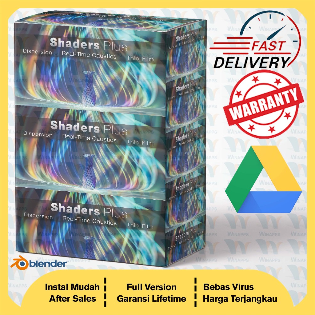 Jual Shaders Plus - Caustics, Thin Film, Dispersion For Cycles & Eevee ...