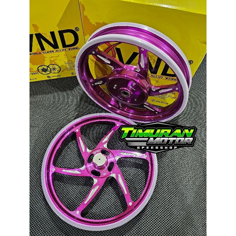 Jual VELG VND SIX STAR V2 MIO PURPLE 160 185 R14 | Shopee Indonesia
