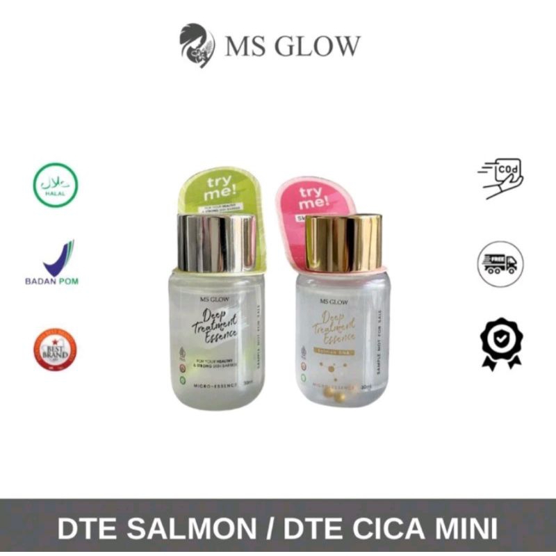 Jual Dte mini ms glow/Msglow deep treatment essence cantella/Dna salmon ...