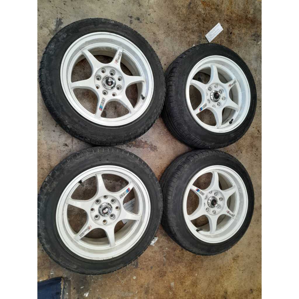 Jual Velg Mobil Racing R15 Bekas Type SSR Pcd 4X100-4X114 + Ban ...