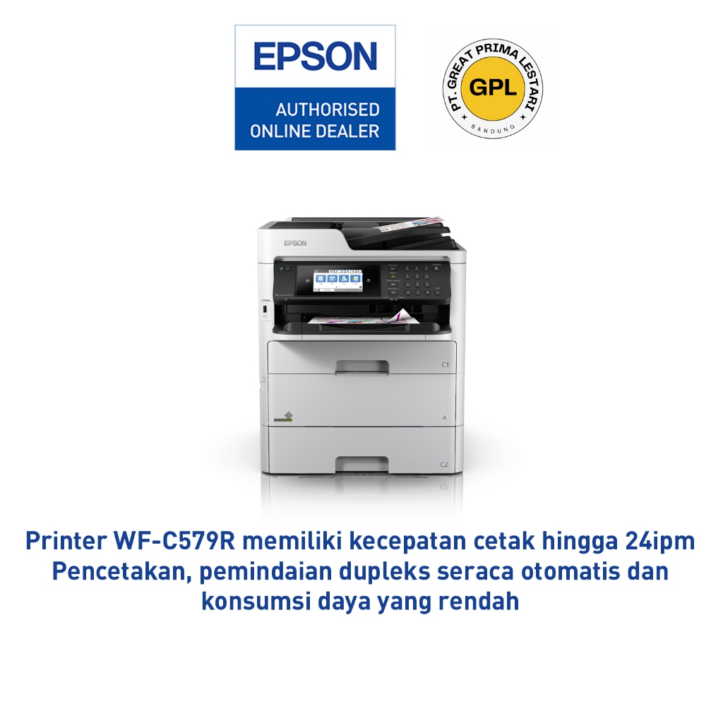 Jual Printer Epson Epson WorkForce Pro WF-C579R WFC579 R WF C579R Duplex All-in-One Inkjet ...