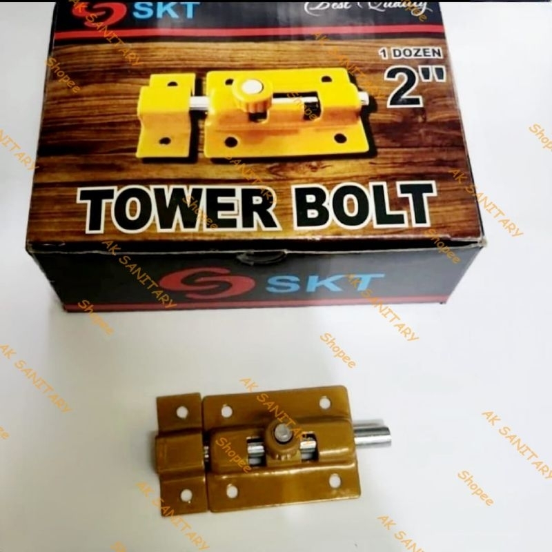 Jual Grendel SKT Tower Bolt 2" inch (LUSINAN) - Grendel Pintu Jendela ...