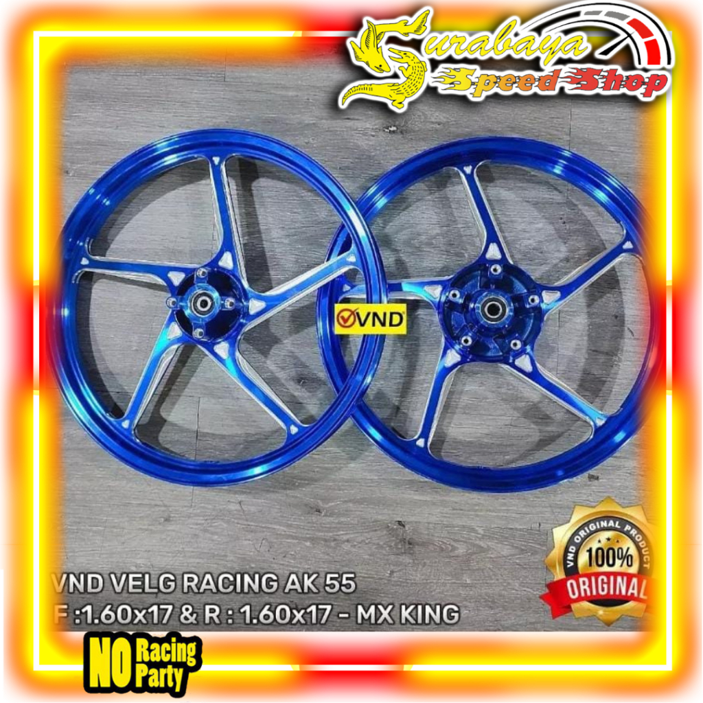 Jual VND Velg Tipe AK 55 Model Enkei X1R Taka Yamaha MX King UKURAN 160/160 Ring 17 ORIGINAL VND ...