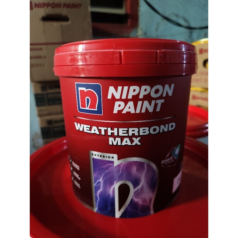 Jual Cat Tembok Exterior Nippon Weatherbond Max 2.5 Liter | Shopee ...