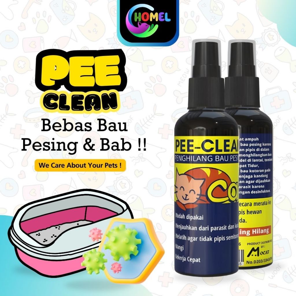 Jual PEE-CLEAN 60ML Solusi Efektif untuk Menghilangkan Bau yang ...