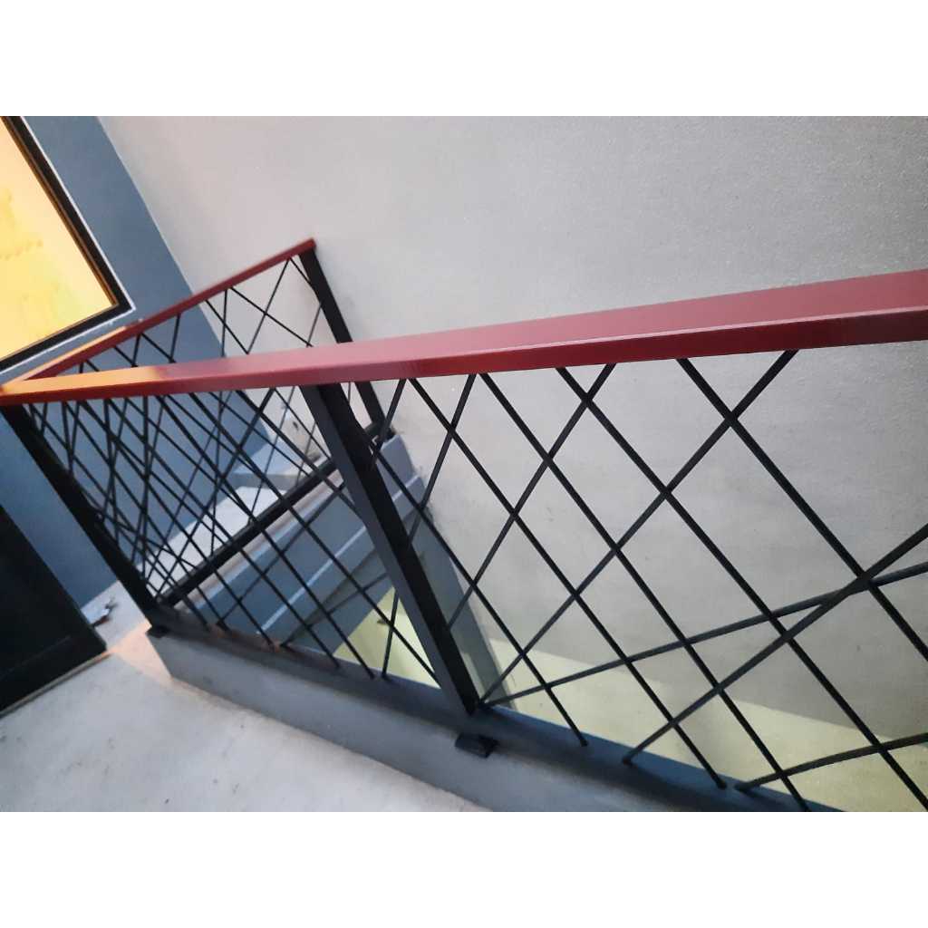 Jual railing motif custom handrail conwood | Shopee Indonesia