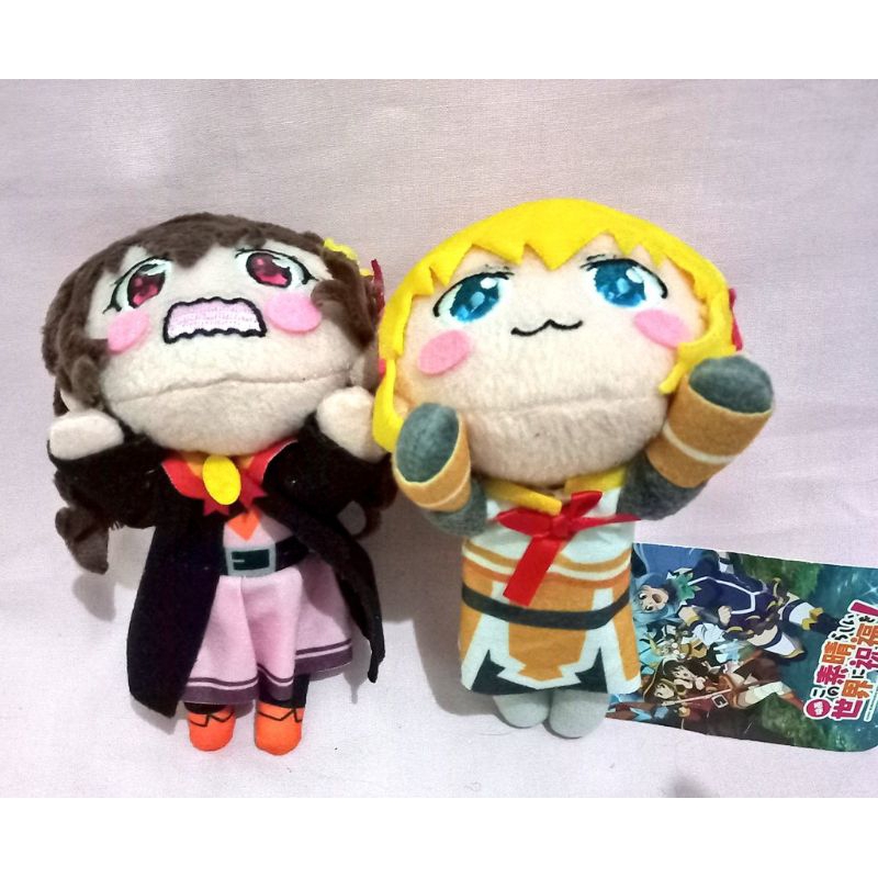 Jual Konosuba Anime Nesoberi Nuigurumi Plush - Megumin, Aqua, Darkness ...