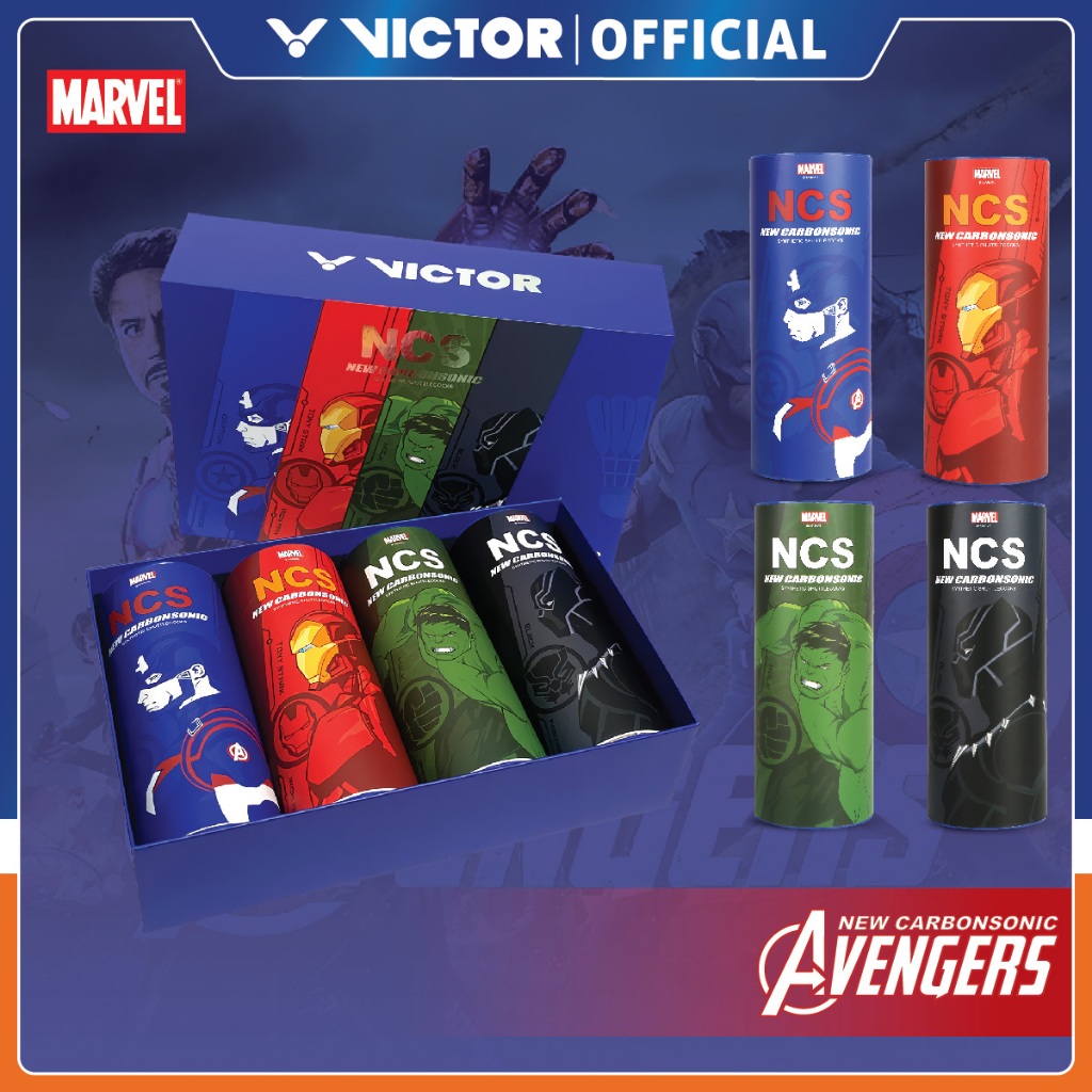 Jual Kok Shuttlecock Limited Edition New Carbonsonic VICTOR X Marvel ...