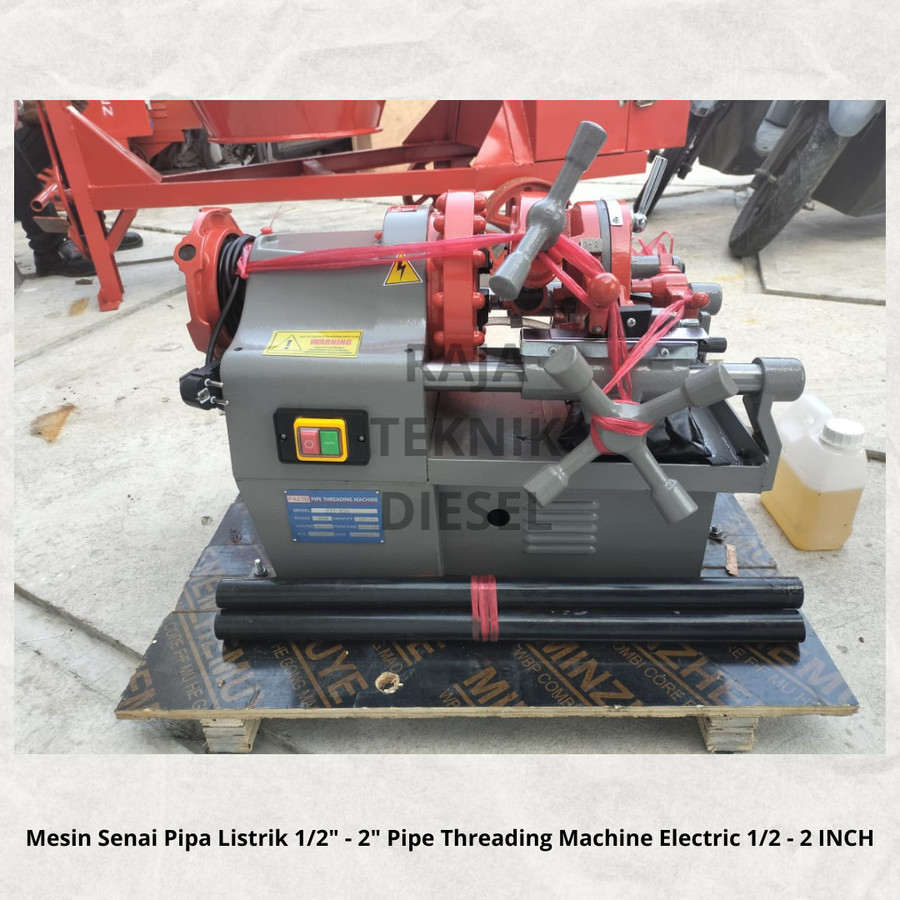 Jual MESIN SENAI PIPA LISTRIK 1/2" - 2" PIPE THREADING MACHINE 2 INCH ...
