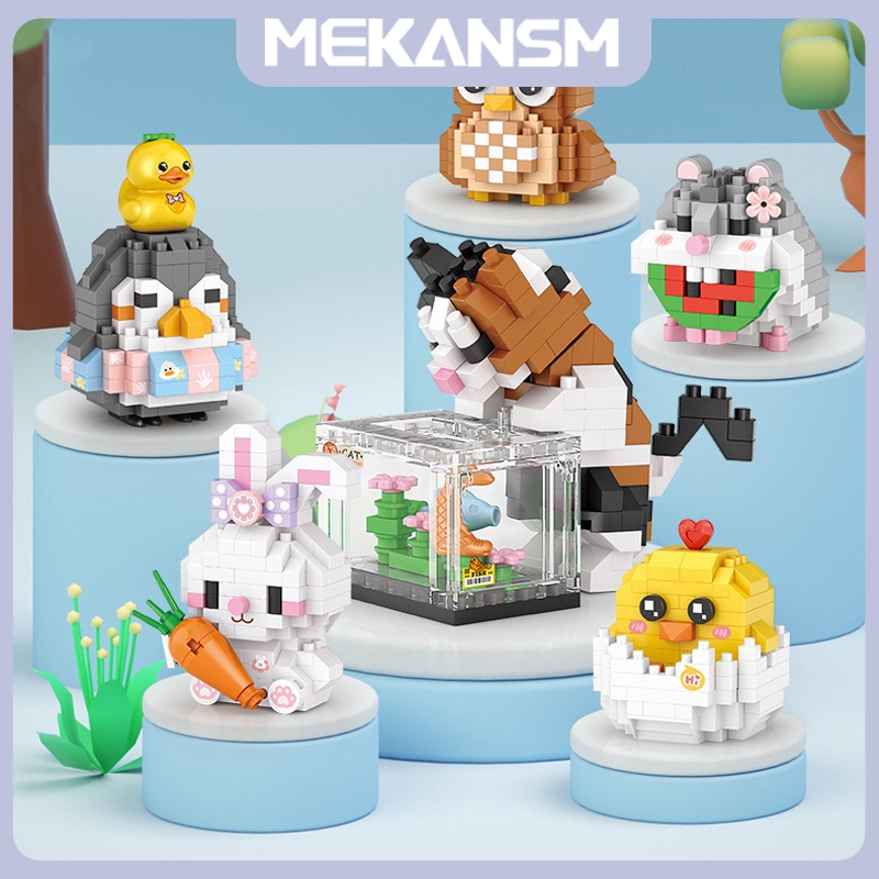 Jual MEKANSM Building Blocks - Animal Kingdom / Blok Mainan - Hewan ...