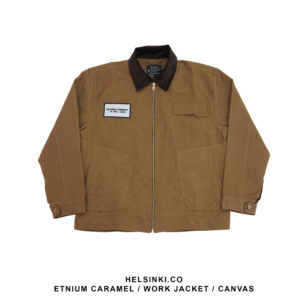 Jual Helsinki Work Jacket Etnium Canvas Marsoto | Shopee Indonesia