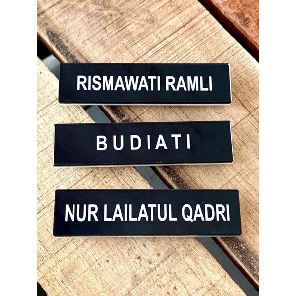 Jual PAPAN NAMA GRAFIR NAME TAG GRAVIR NAMA DADA UKIR PNS SIPIL NEGARA ...
