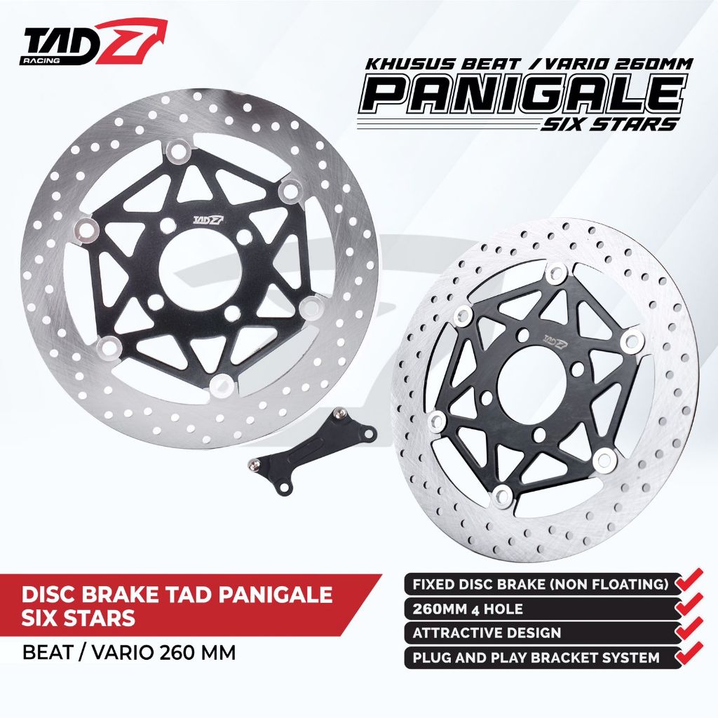 Jual DISC BRAKE TAD PANIGALE SIX STARS 260 MM BEAT/VARIO | Shopee Indonesia