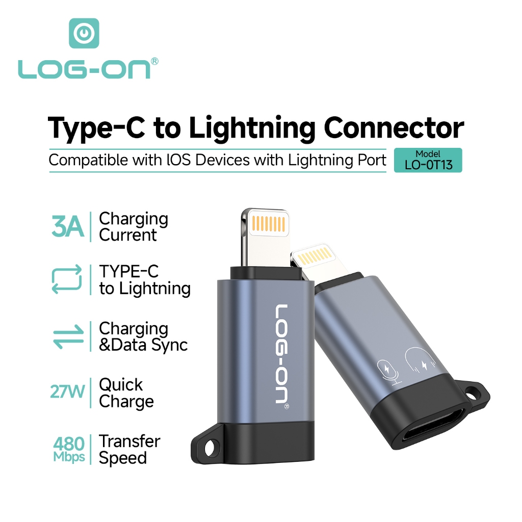 Jual LOG ON TYPE C to LIGHTNING CONNECTOR LO-OT13 | Shopee Indonesia
