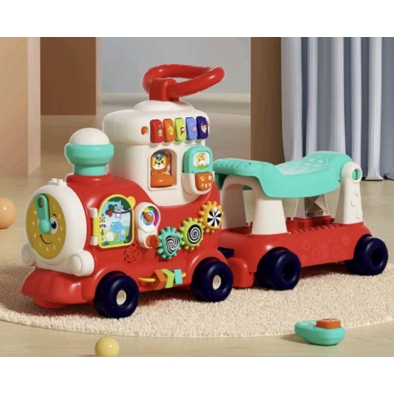 Jual SUPER JUMBO RIDE ON TRAIN PUSH WALKER TRAIN GANDENG 4IN1 MUSIC ...