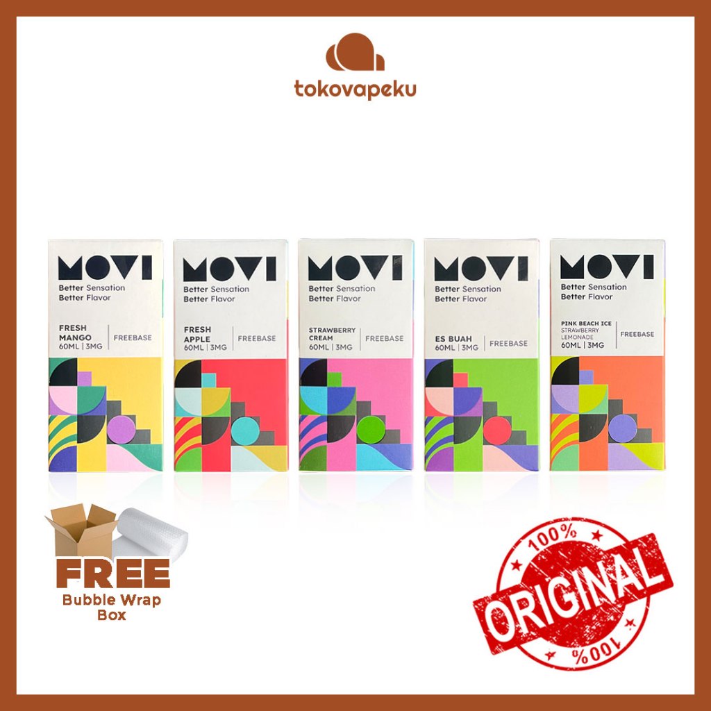 Jual MOVI NEW FREEBASE SERIES LIQUID MOVI 60ML by MOVI | Shopee Indonesia