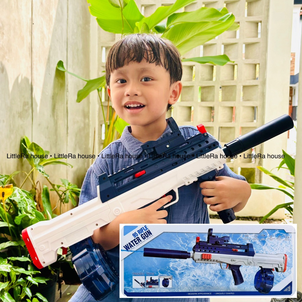 Jual Mainan Senapan Electric Water Gun | Mainan Tembak Tembakan Pistol ...