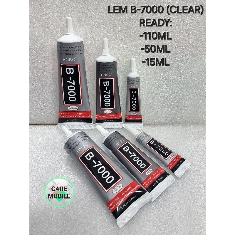 Jual LEM B-7000 (CLEAR) 110ML/50ML/15ML | Shopee Indonesia