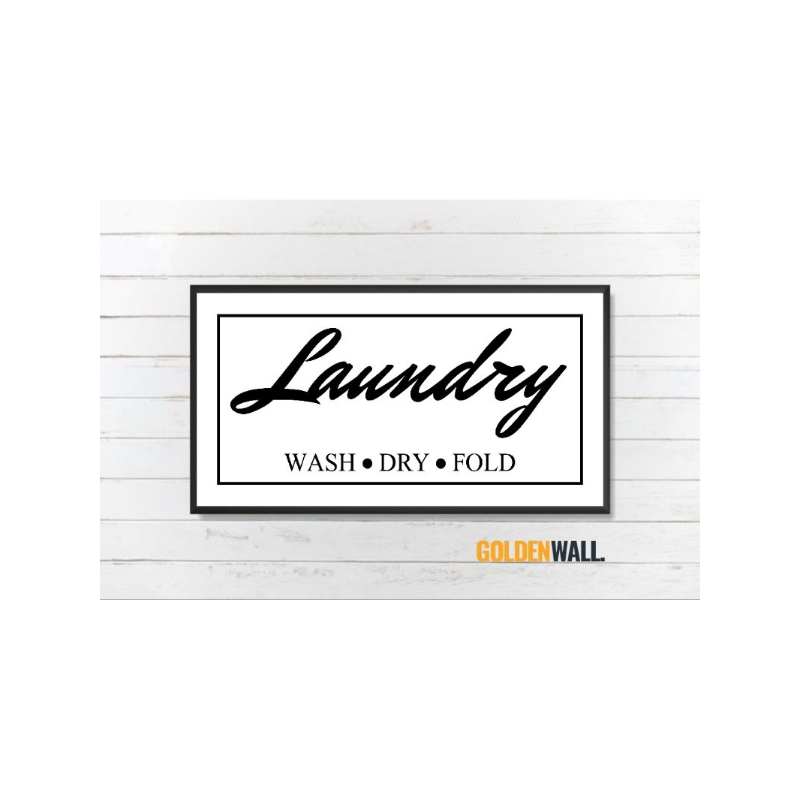 Jual Wall Decor Hiasan Dinding Papan Tanda Sign In LAUNDRY Poster ...