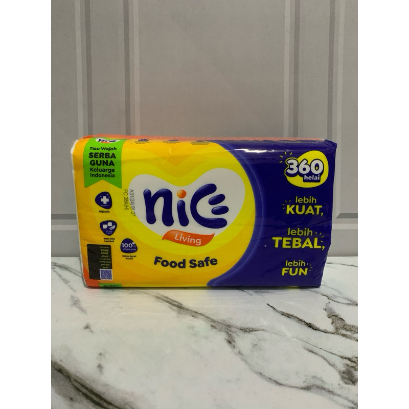 Jual Tisu Wajah Serbaguna Keluarga Indonesia Nice Living food Safe ...