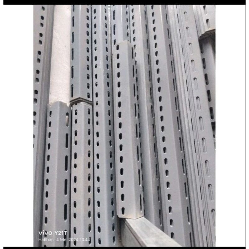 Jual Besi siku lubang bahan buat rak, meja, Etalase, rak aquarium ...