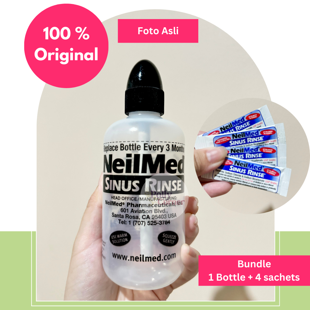 Jual NeilMed Sinus Rinse Starter Kit Bottle Eceran | Shopee Indonesia