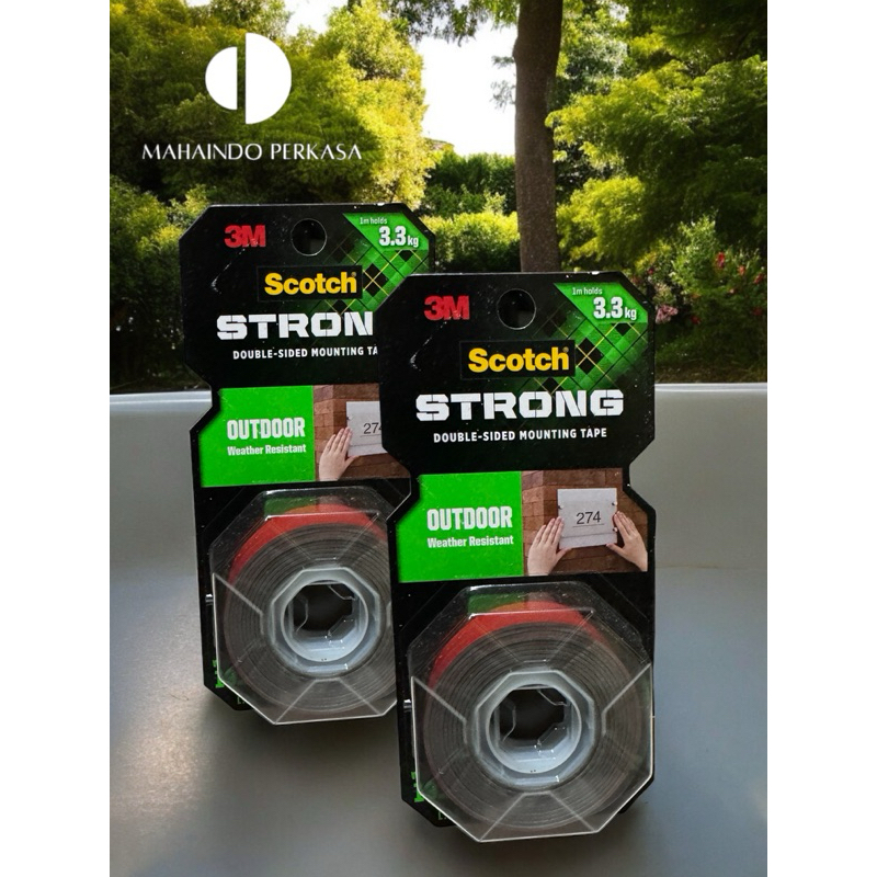 Jual Double Tape 3M 411-S19 Scotch Outdoor Permanent Mounting Tape ...