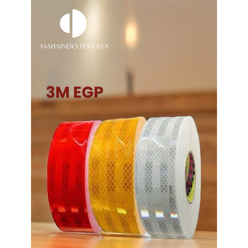 Jual 3M EGP Stiker Reflector / Sticker Reflektor Scotlight 1 Meter ...