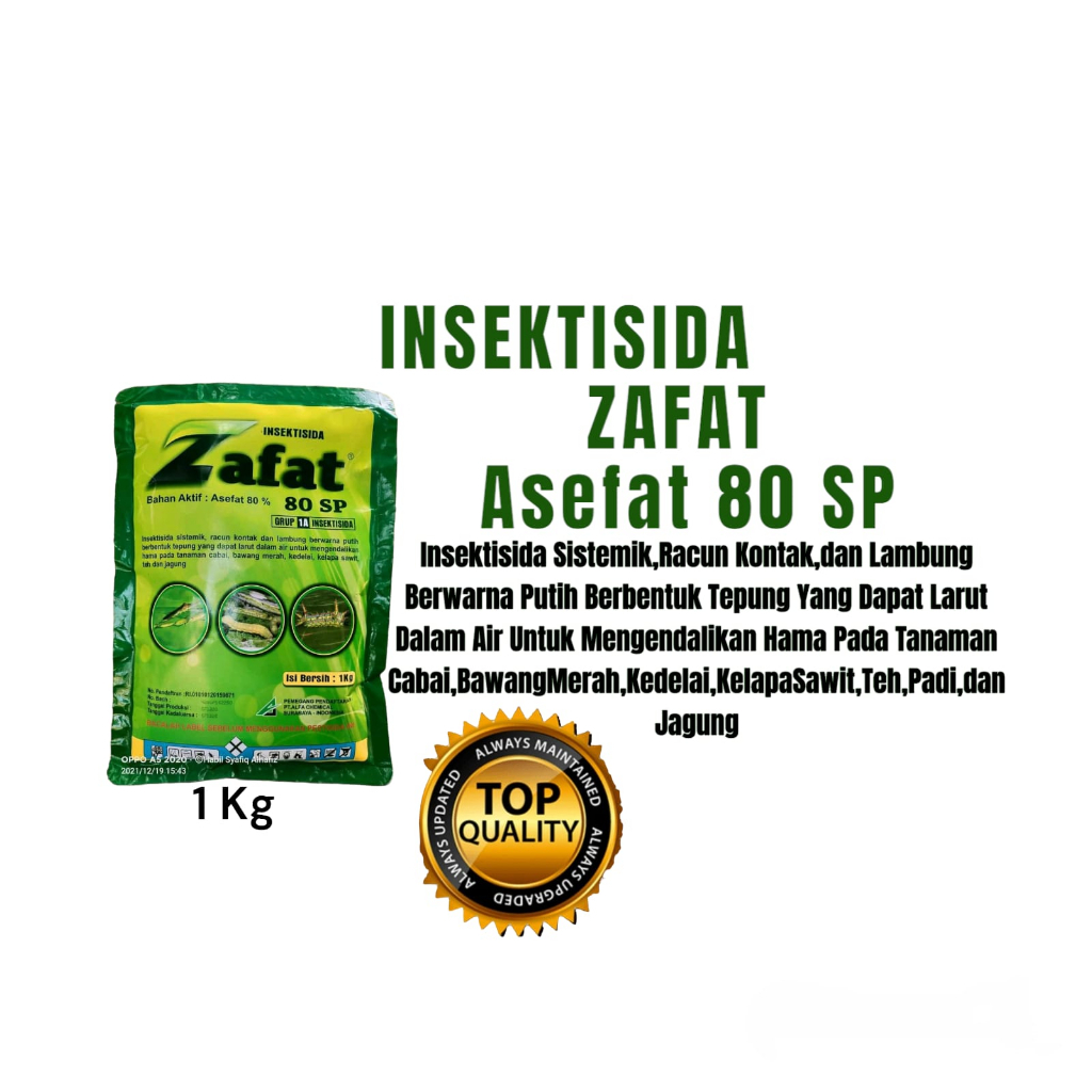 Jual INSEKTISIDA SERBUK ZAFAT 1KG 80SP BAHAN AKTIF.ASEFAT OBAT HAMA ...