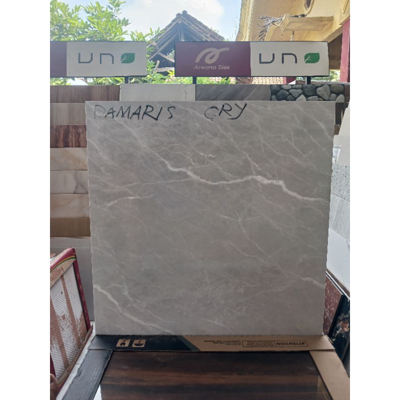 Jual Granit Lantai 60x60 Damaris Grey Merk Arna | Shopee Indonesia