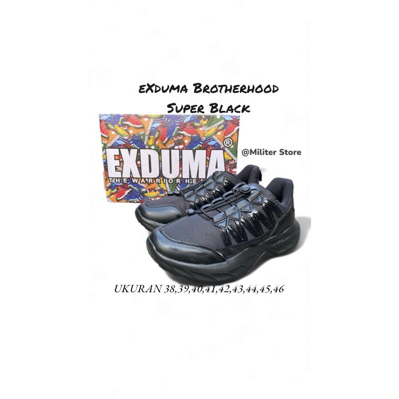 Jual SEPATU EXDUMA SUPER BLACK. SARANG TAWON | Shopee Indonesia
