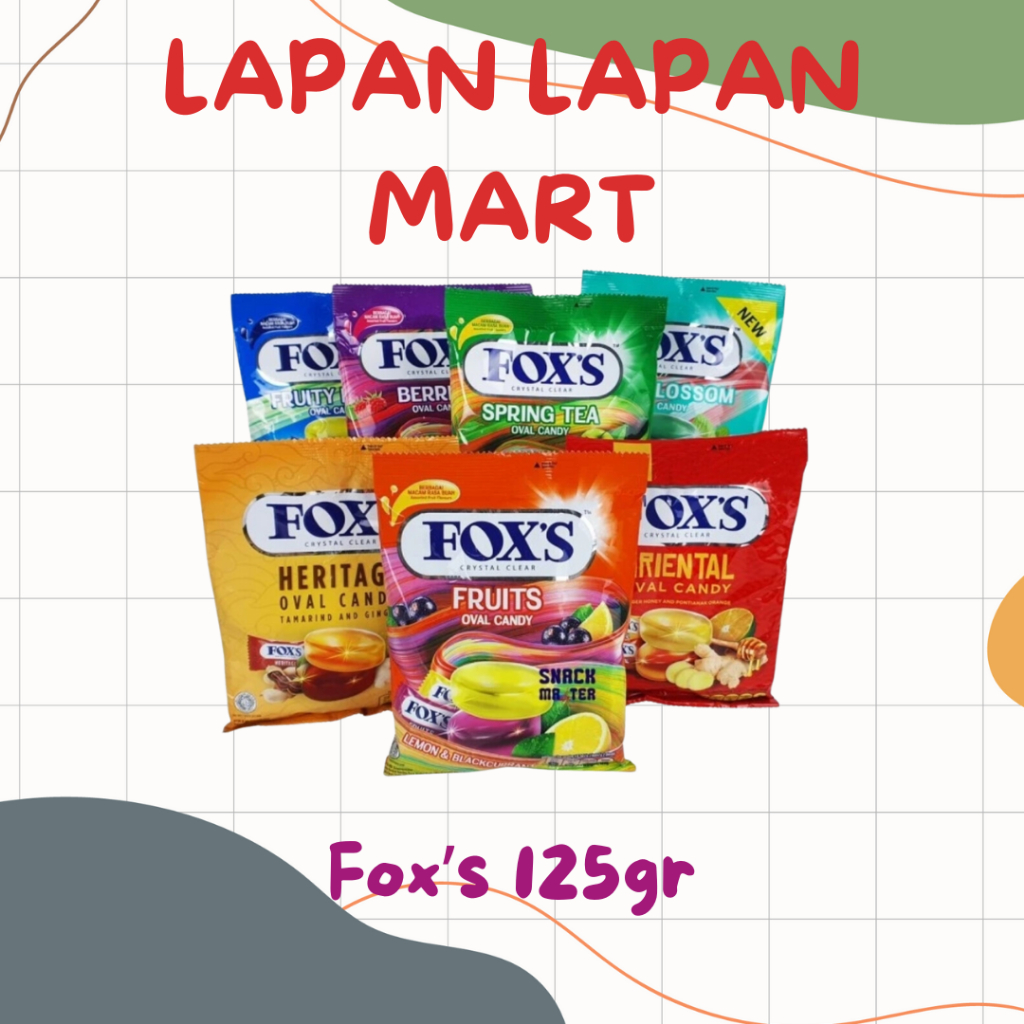 Jual FOX'S Permen 125gr | Shopee Indonesia