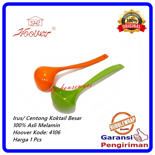 Jual Centong Irus Koktail Besar 100% Melamin Asli Panjang 33 Cm ...