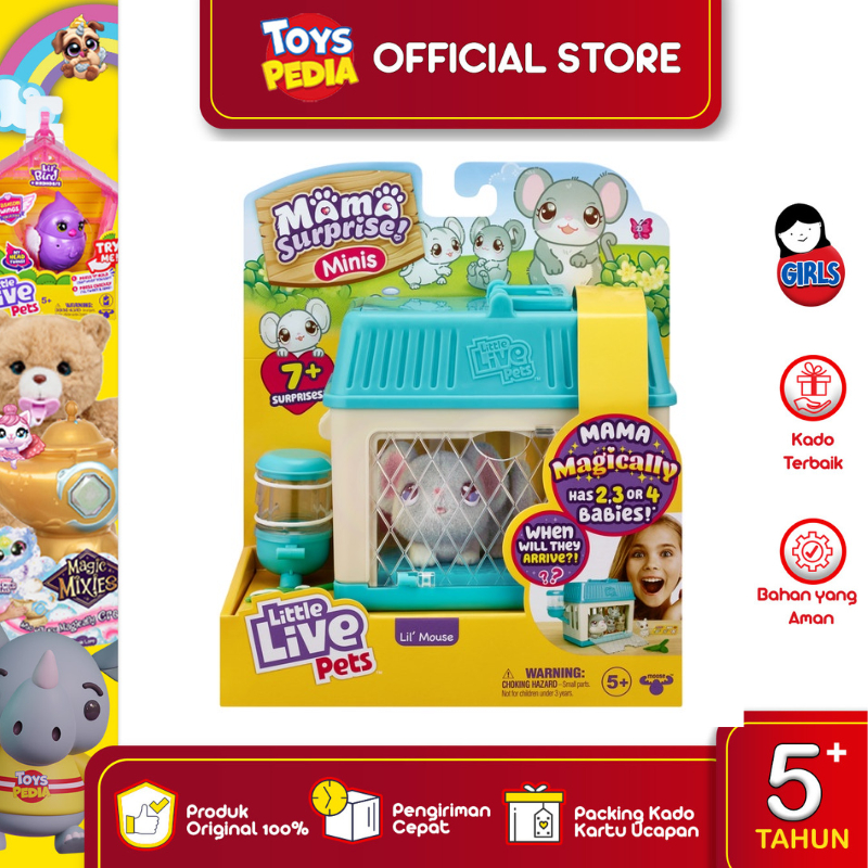 Jual Mainan Hewat Little Live Pets Mama Surprise S2 Minis Playset | Shopee Indonesia