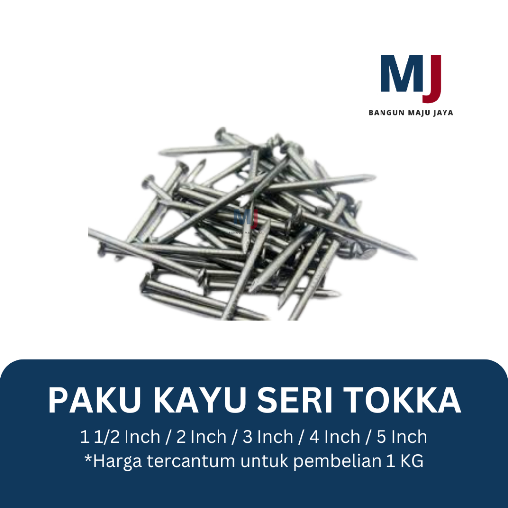 Jual Paku Kayu Tokka/Paku Kayu/Paku Seri/Paku Curah/Paku Kiloan/1 1/2 Inch/2 Inch/3 Inch/4 Inch ...