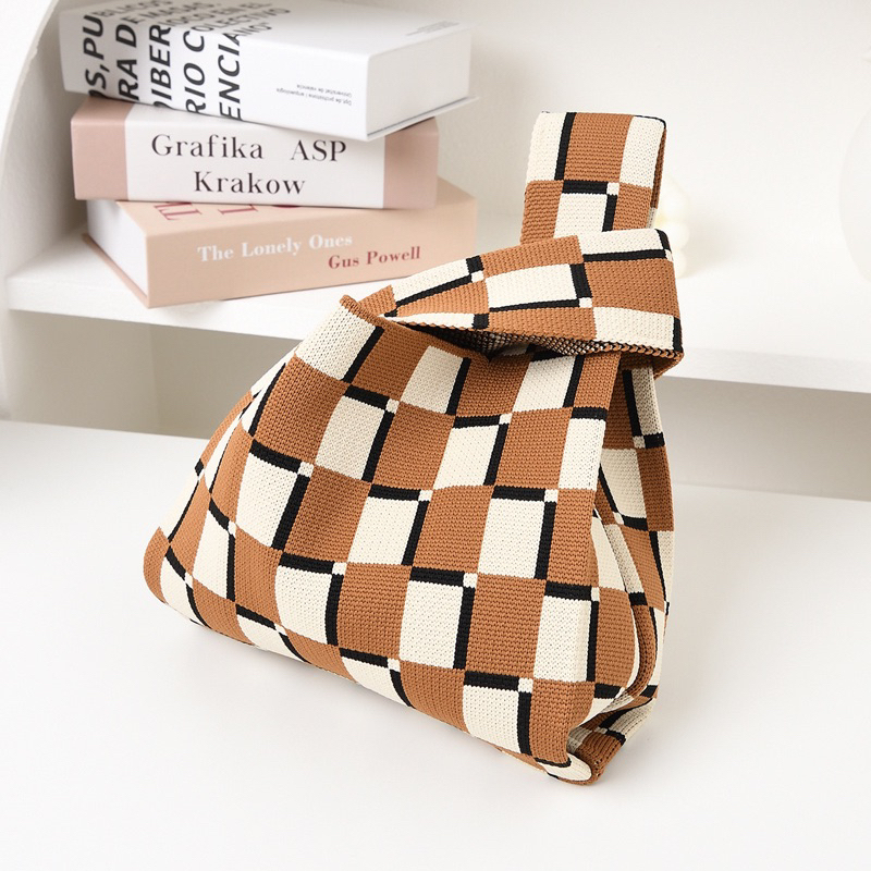 Jual INKÁ Knit Korean Tote-bag Vibrant Pastel Color | Tas Rajut ...