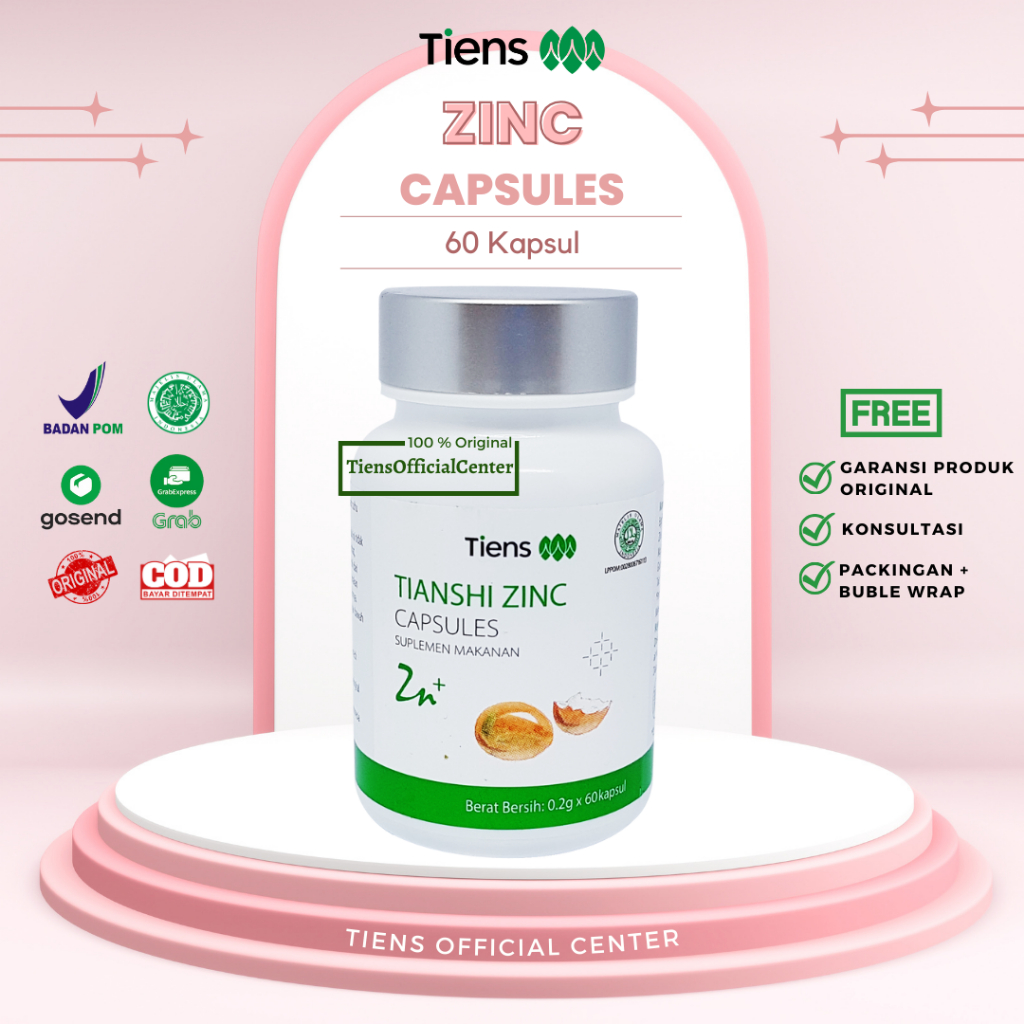Jual Vitamin Penggemuk Badan Tiens Tianshi Zinc Untuk Anak dan Dewasa | Shopee Indonesia