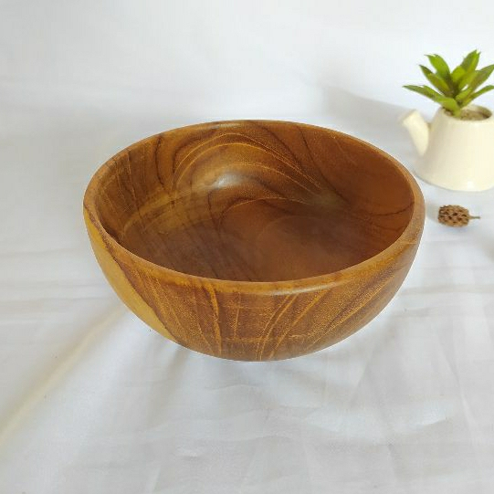 Jual Mangkok kayu, mangkuk mie, mangkok ramen dari kayu jati diameter ...