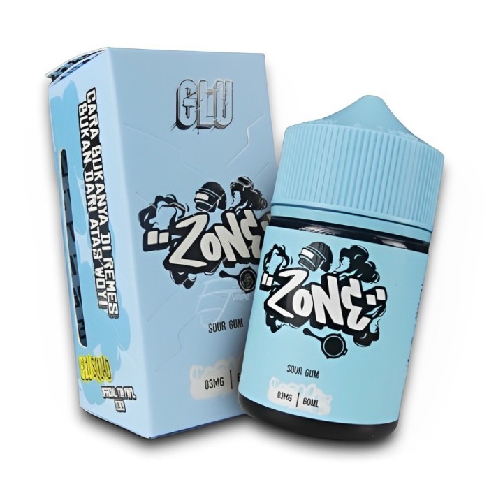Jual LIQUID GLU ZONE Sour Gum Bubblegum Sour 3mg 60ml by Fathiba X Glu ...